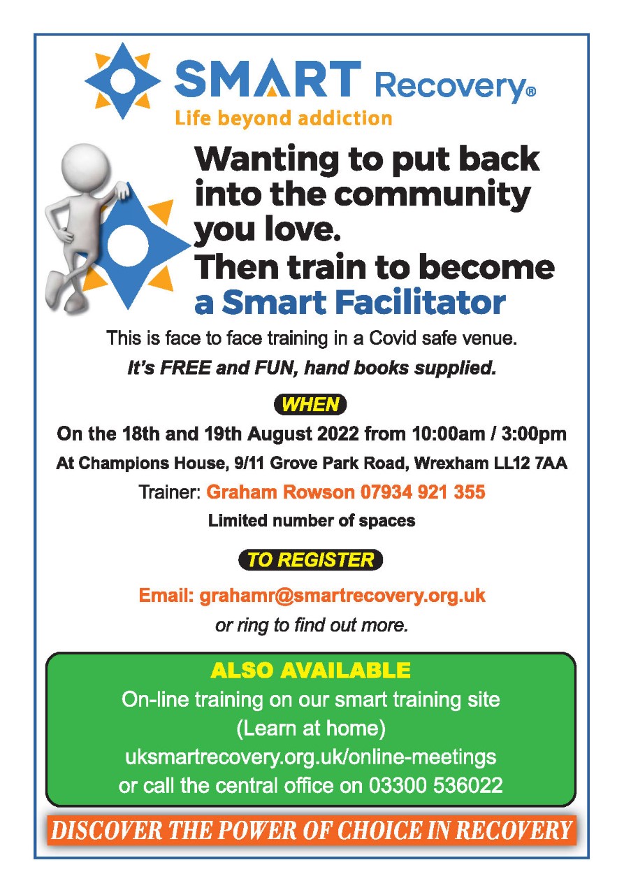 Weekly Bulletin 29/07/2022 - UK SMART Recovery